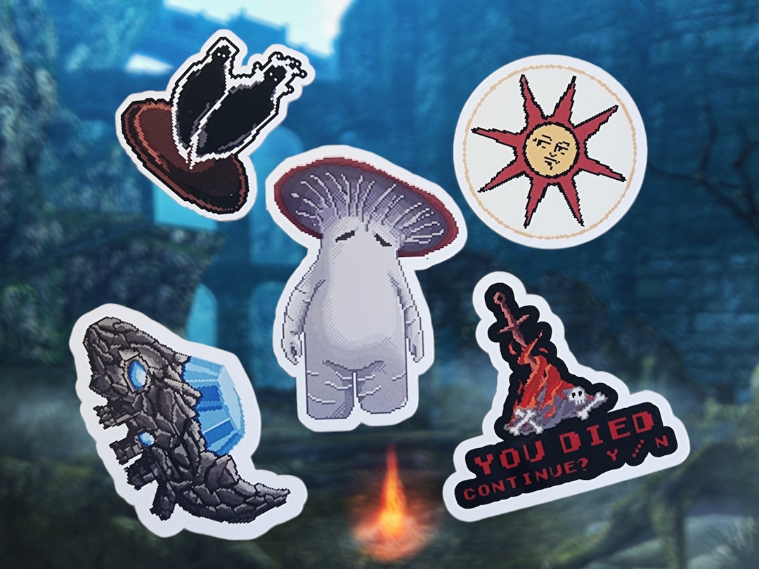Dark Souls 1 Pixel Art Sticker Pack - Etsy