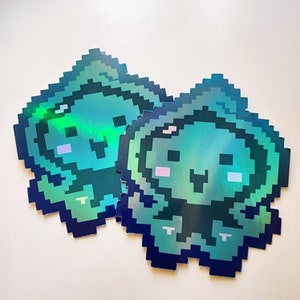 Overwatch Pachimari Pixel Waterproof Holographic Vinyl Sticker Decal - Etsy
