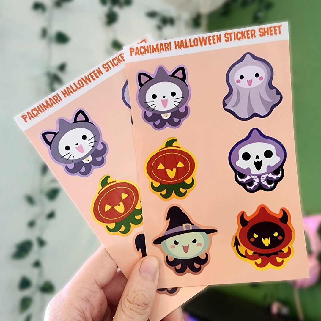 Overwatch Pachimari Halloween Icon Sticker Sheet - Etsy