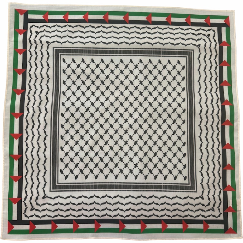 Lightweight Keffiyeh Bandanas – Symbols of Unity and Tradition - 100% ...