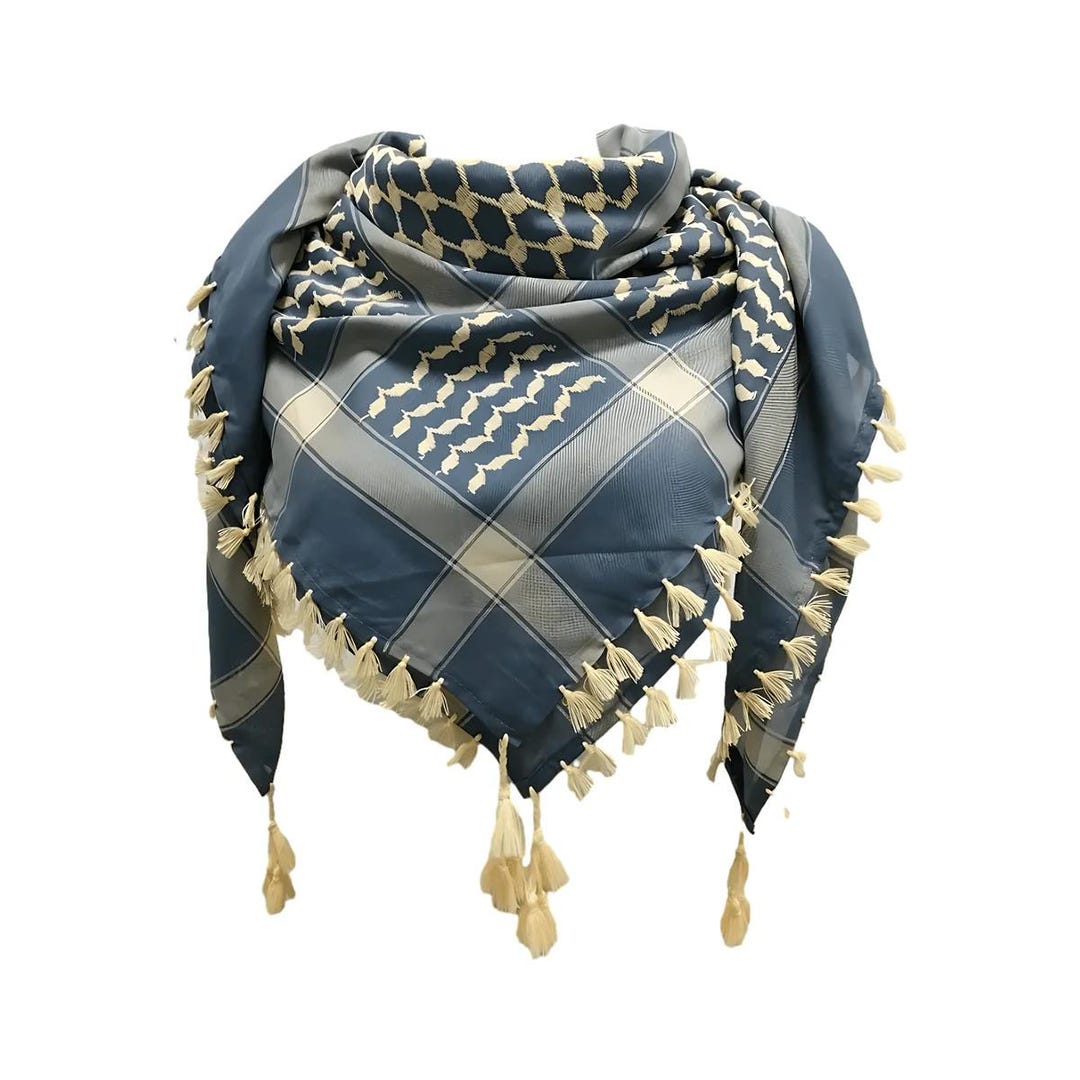 Heritage Horizon Collection - Azure Coast Keffiyeh - Etsy