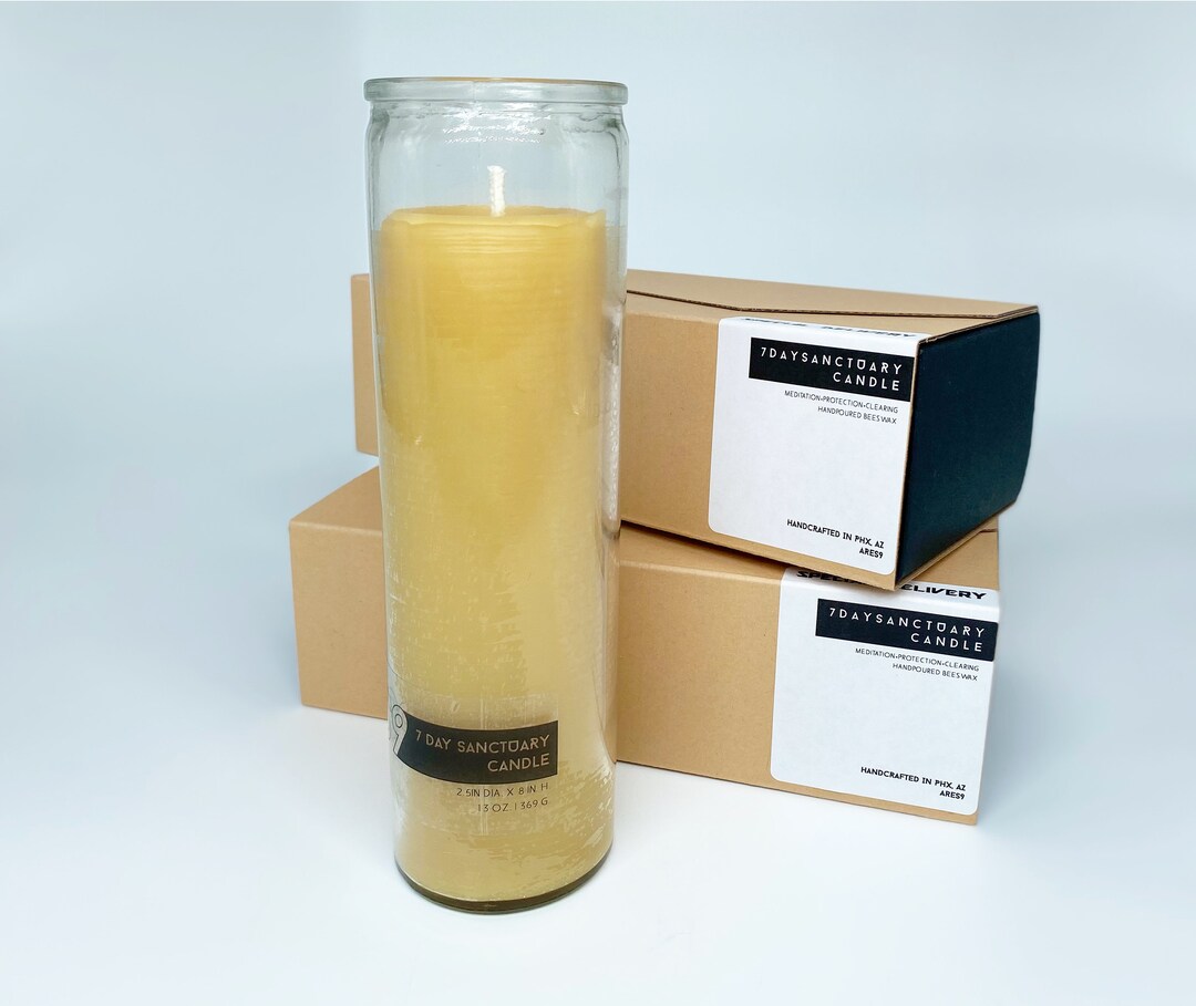 7 Day Sanctuary Candle | Prayer Candle | Manifestation Candle ...