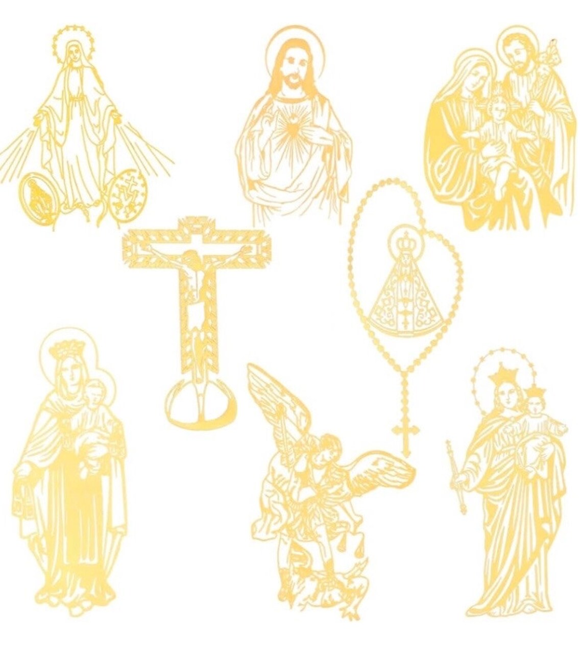7 Day Sanctuary Candle Jesus Sacred Heart Miraculous Medal Candle ...