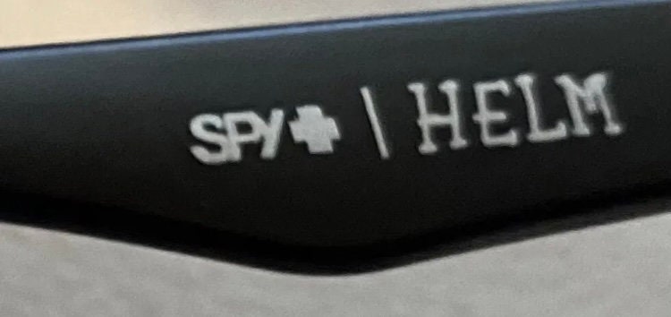 Spy Ken Block Matte Black Frames With White Insert and Blue Lens - Etsy