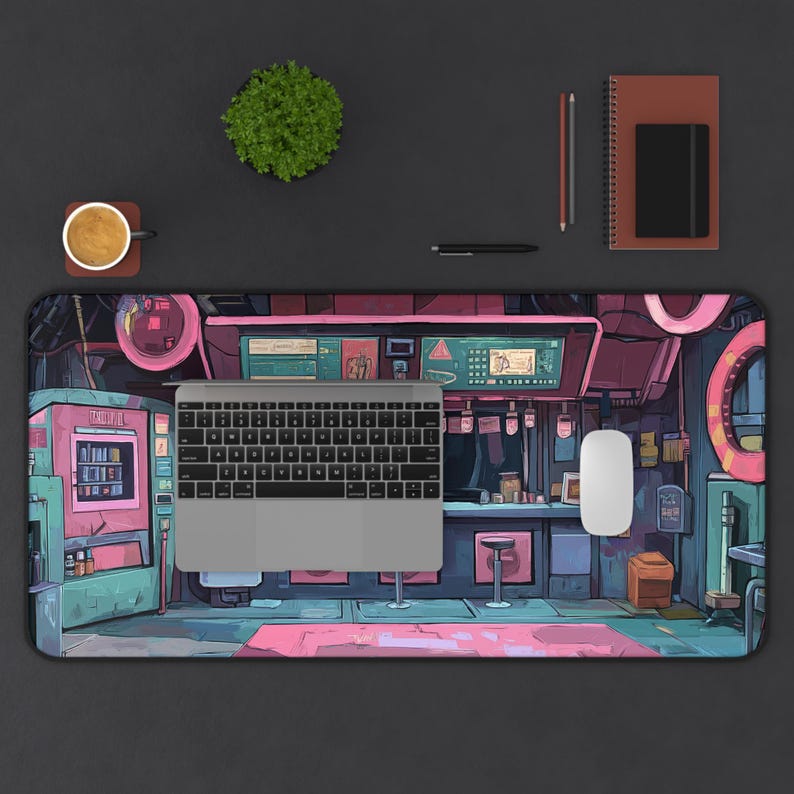 Large XXL Pixel Art Japanese Gaming Mouse Pad Desk Mat, Deskmat ...