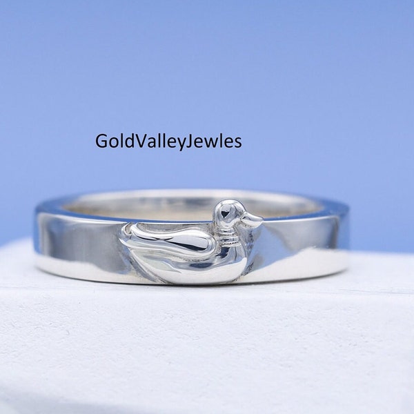 Duck Band Ring - Etsy