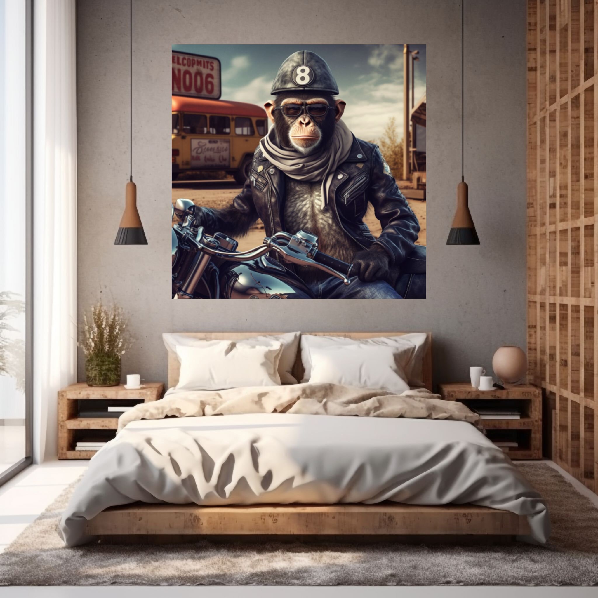 Monkey Artwork, Digital Monkey, Cartoon Monkey, Monkey Portait, Monkey ...