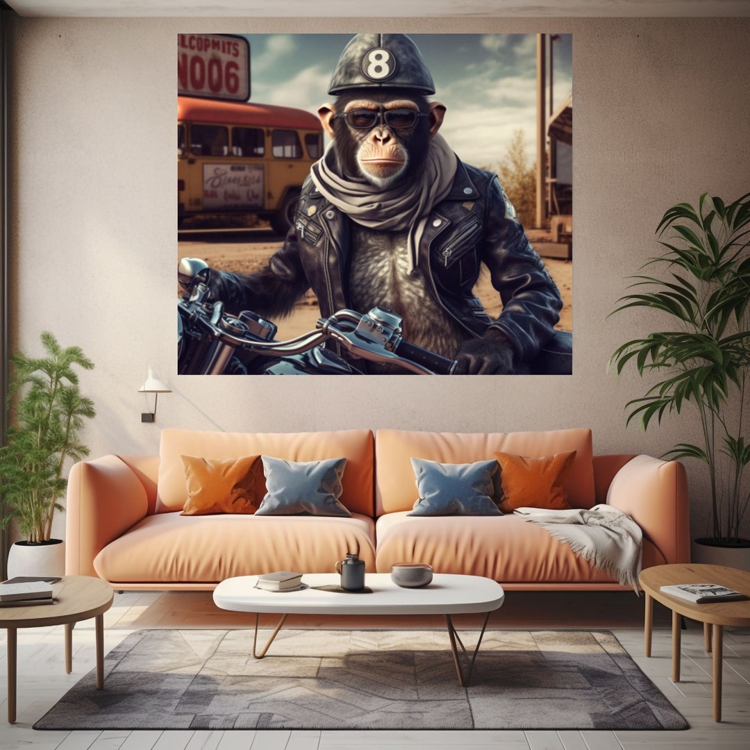 Monkey Artwork, Digital Monkey, Cartoon Monkey, Monkey Portait, Monkey ...