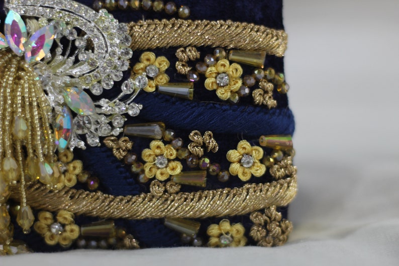 Wedding Clutch Bag Minimalist Azure Blue Purse for Women Bridal Box ...