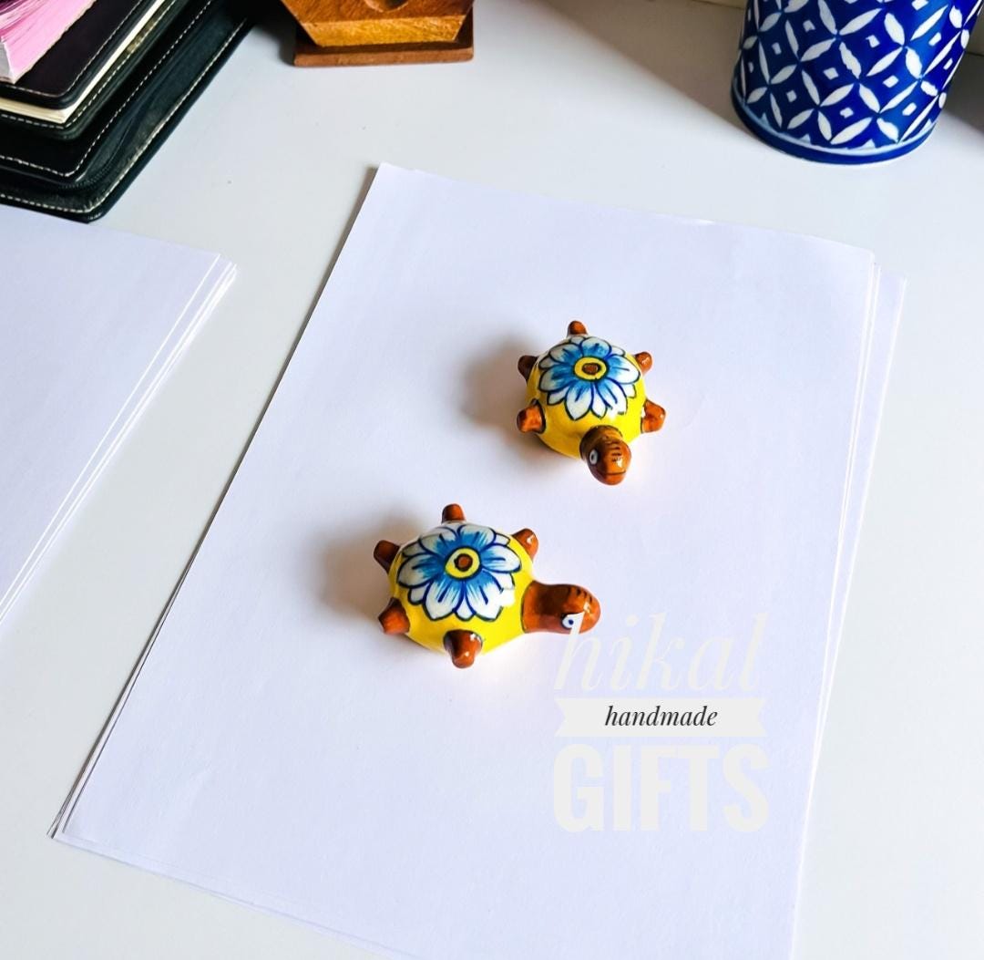 Turtle Cute Paper Weight Documents Office Decor Cute Tortoise Paper ...