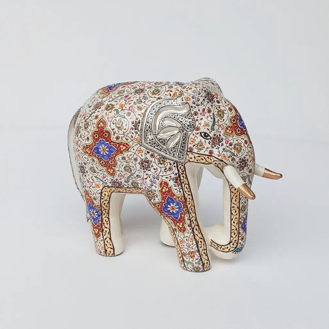 Cute Moroccan Elephant Paper Mache Animal Lover Gifts Fathers Day ...
