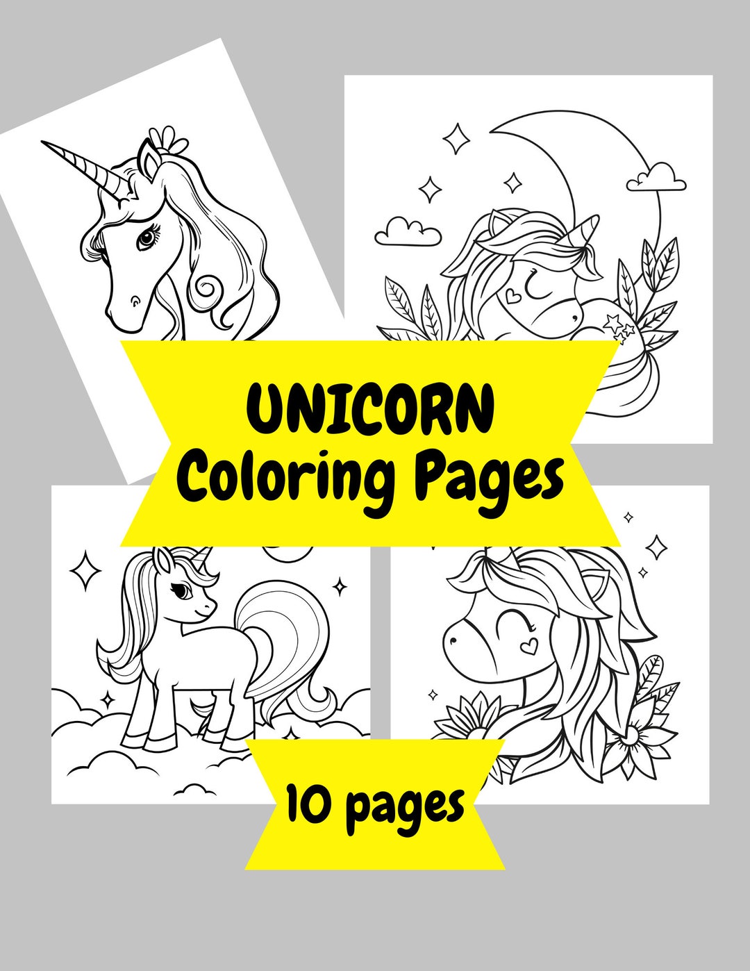 Unicorn Coloring Page, Wedding Coloring Book, Unicorn School Png ...