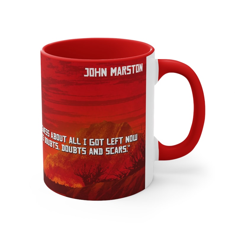 Red Dead Redemption 2 JOHN MARSTON Accent Coffee Mug 11oz - Etsy