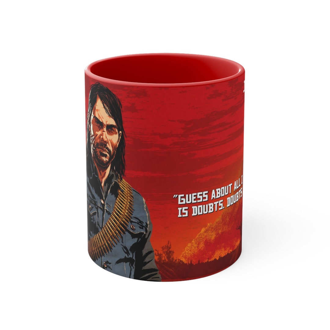 Red Dead Redemption 2 JOHN MARSTON Accent Coffee Mug, 11oz - Etsy