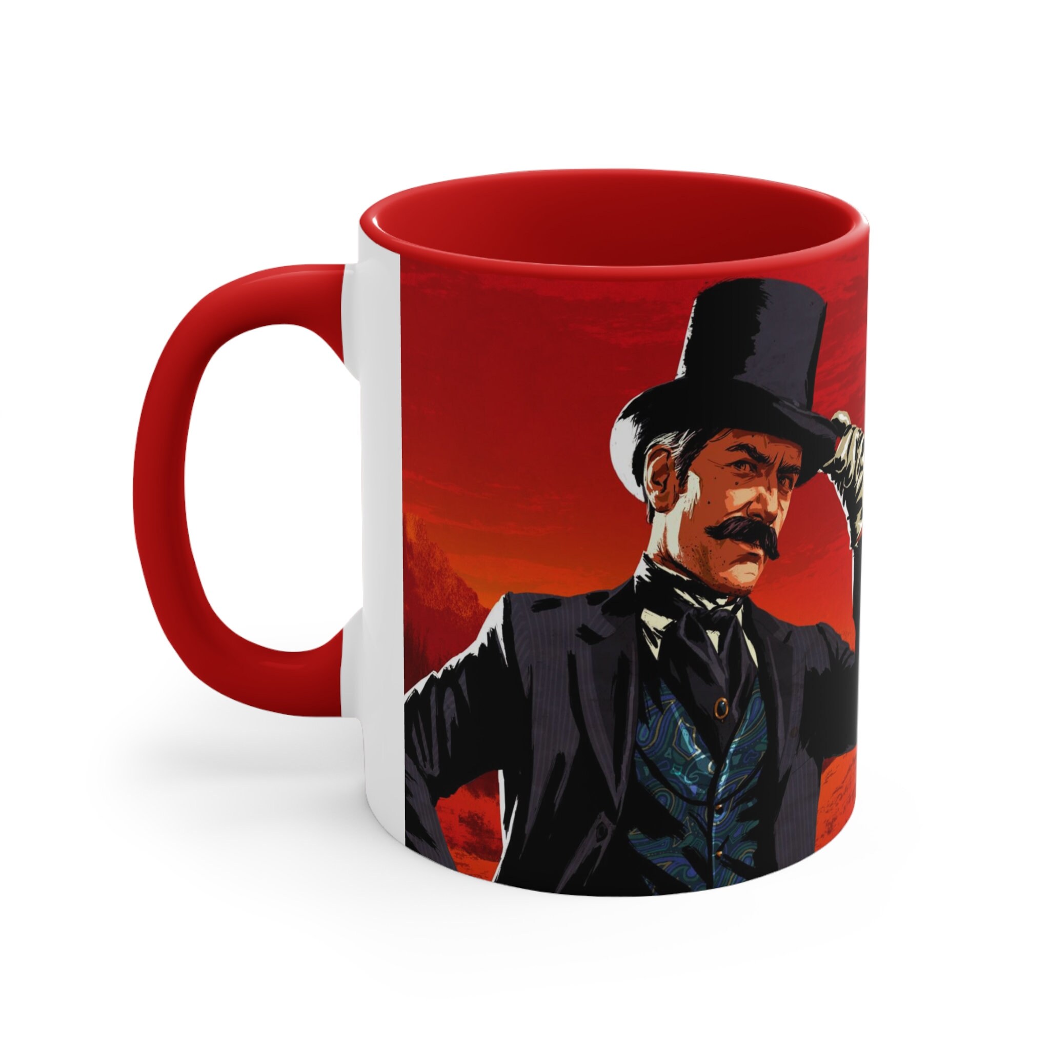 Red Dead Redemption 2 Josiah Trelawny Accent Coffee Mug, 11oz - Etsy