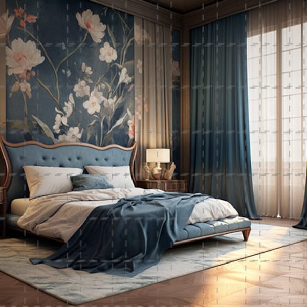 Bedroom Backdrop - Etsy