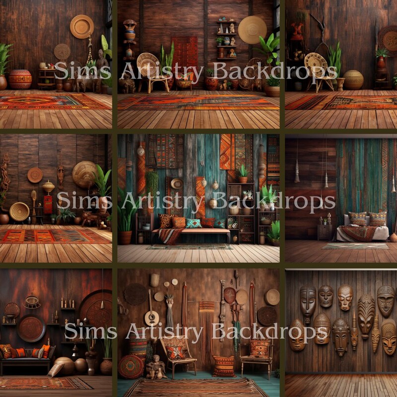 African Backdrop - Etsy