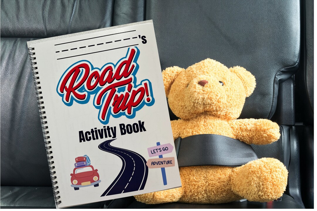 Road Trip Activity Book for Kids - Etsy