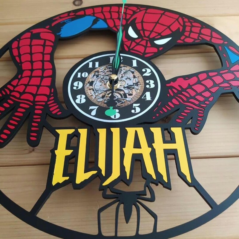 Spiderman Clocks - Etsy