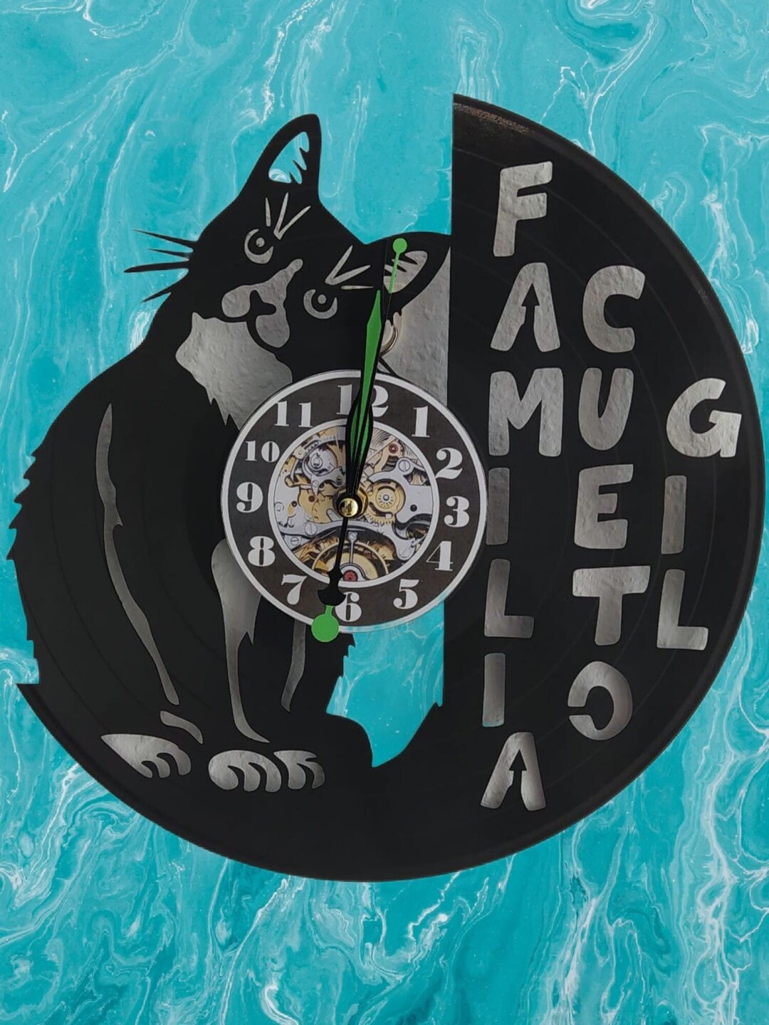 Wall Clocks, Vinyl Clock, Clocks, Vinyl Decoration, Vinyl Wall Clocks ...