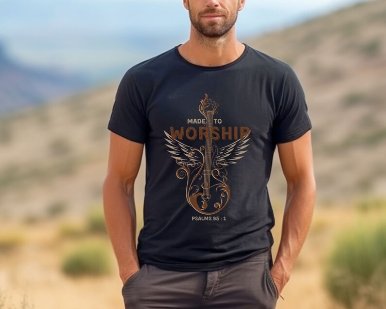 Made To Worship T Shirt Worship Shirt Guitar Shirts Worship Etsy