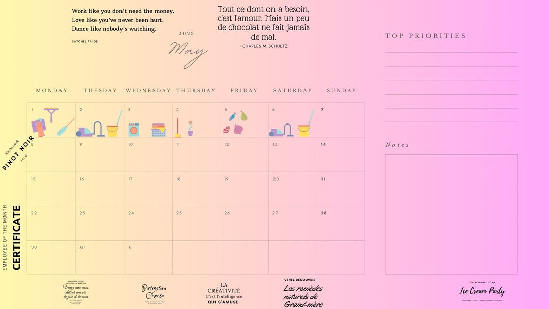 Calendar Organizers - Etsy