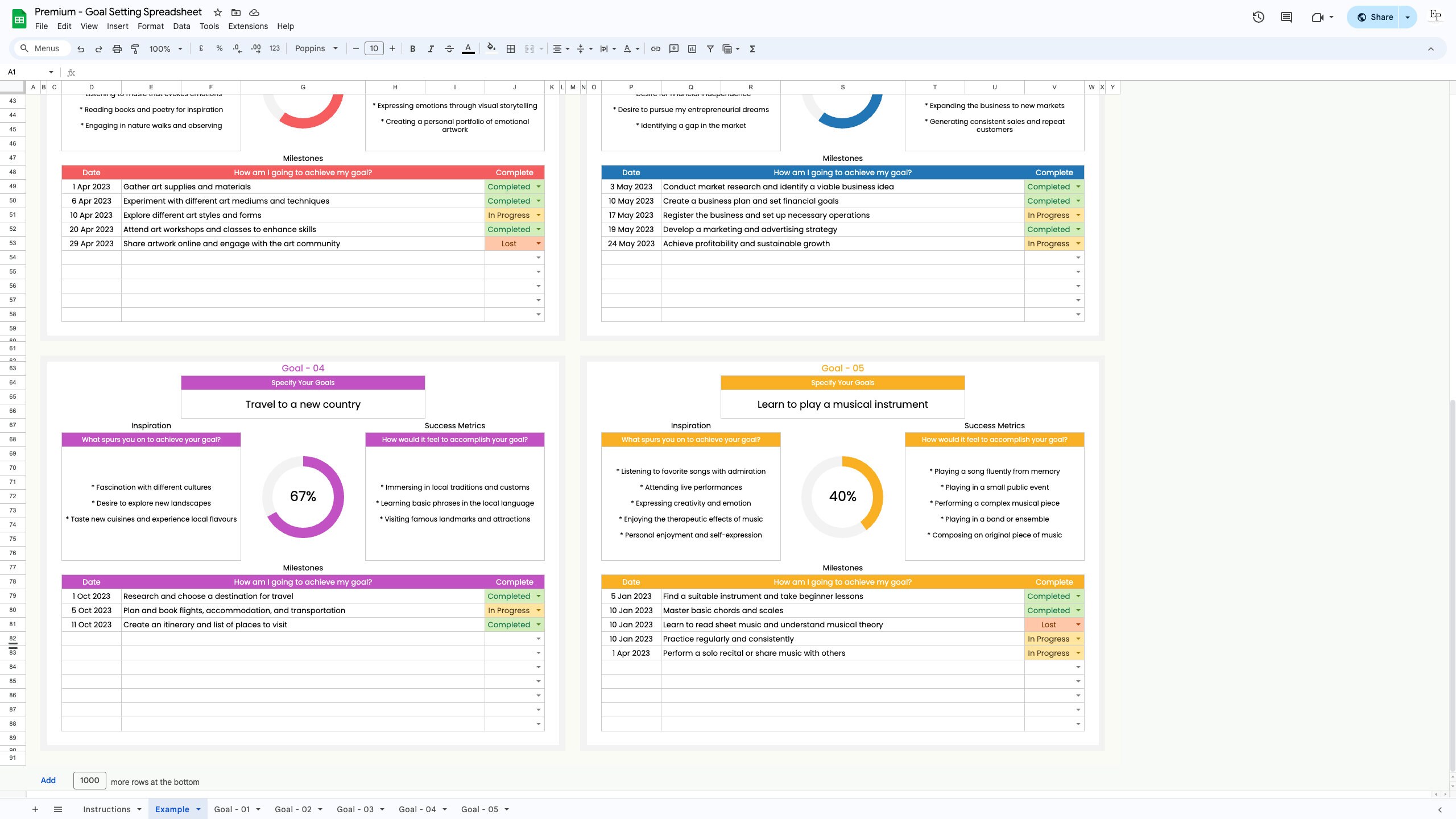 Smart Goals Template, Smart Objectives Template: Helps Achieve Your ...