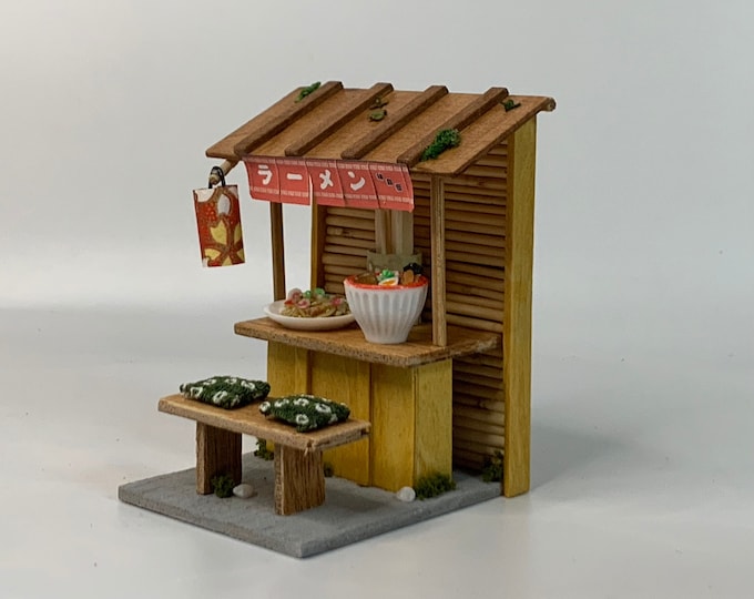 Ramen Stand Miniature Diorama Yatai Char Sui Ramen Yaki Soba Fried ...
