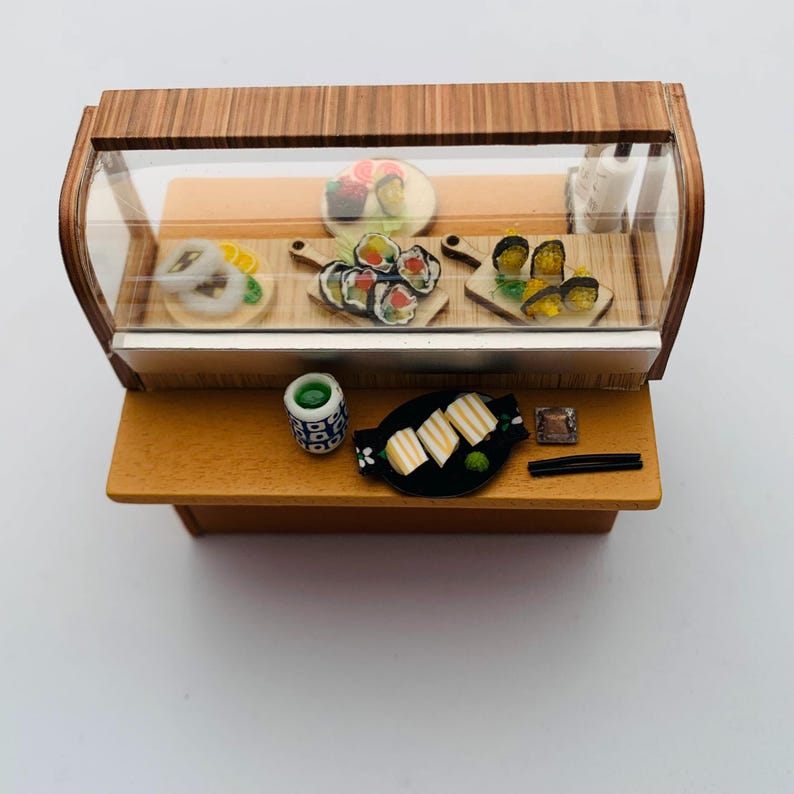 Miniature Izakaya Japanese Restaurant Sushi Ramen Yakisoba Gyoza Daikon ...