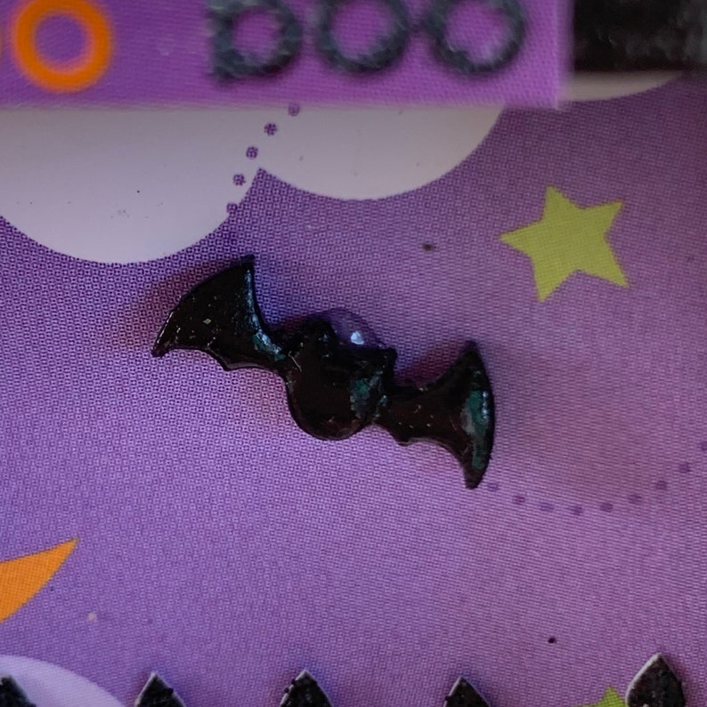Miniature Halloween Shadowbox Bear Witch Project Pumpkins Decoration ...