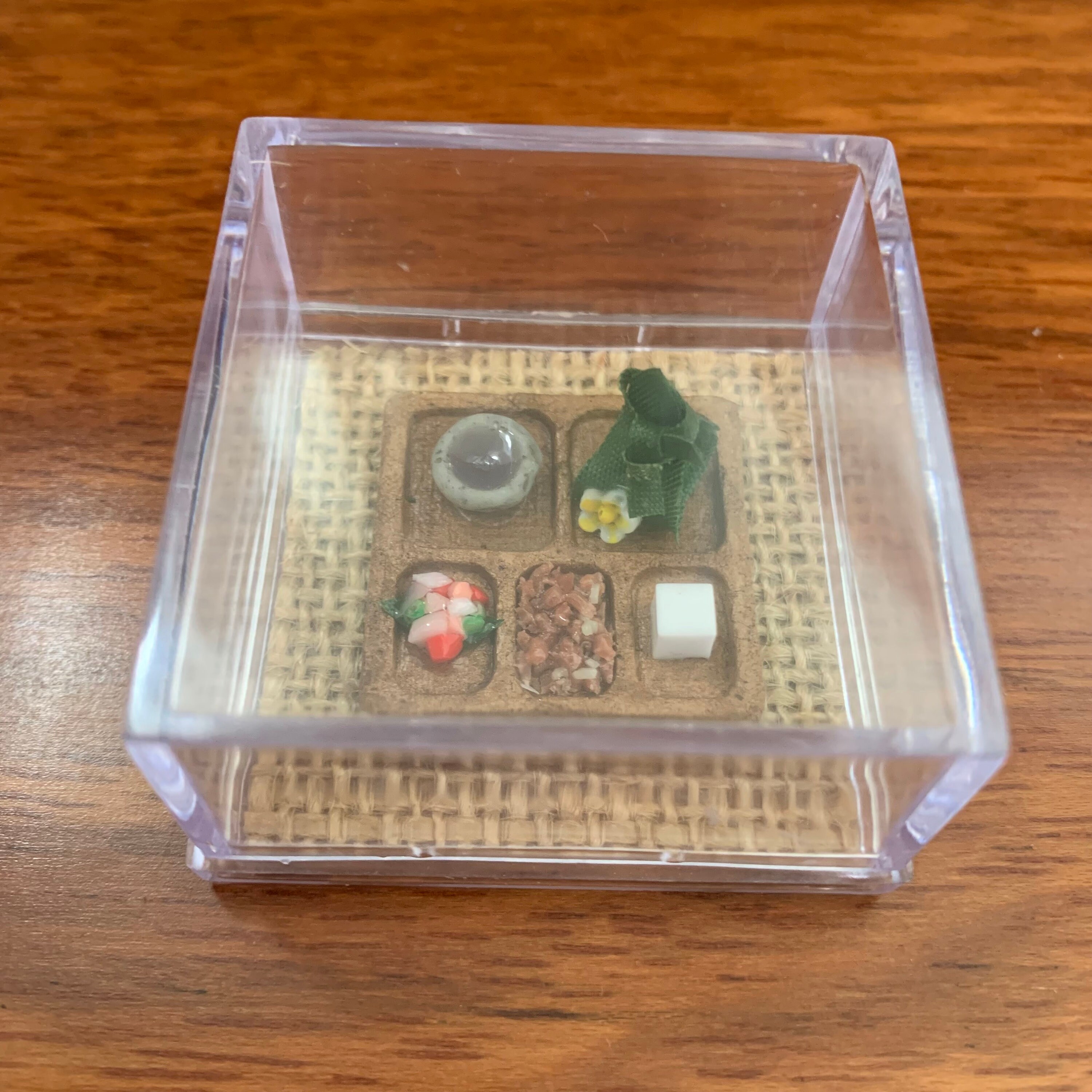 Miniature Hawaiian Plate for Luau With Laulau, Poi, Lomi Salmon, Kalua ...