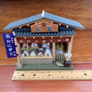 Miniature Japanese Rice Shop Nigiri Rice Balls Ume Nori Retro Rice ...