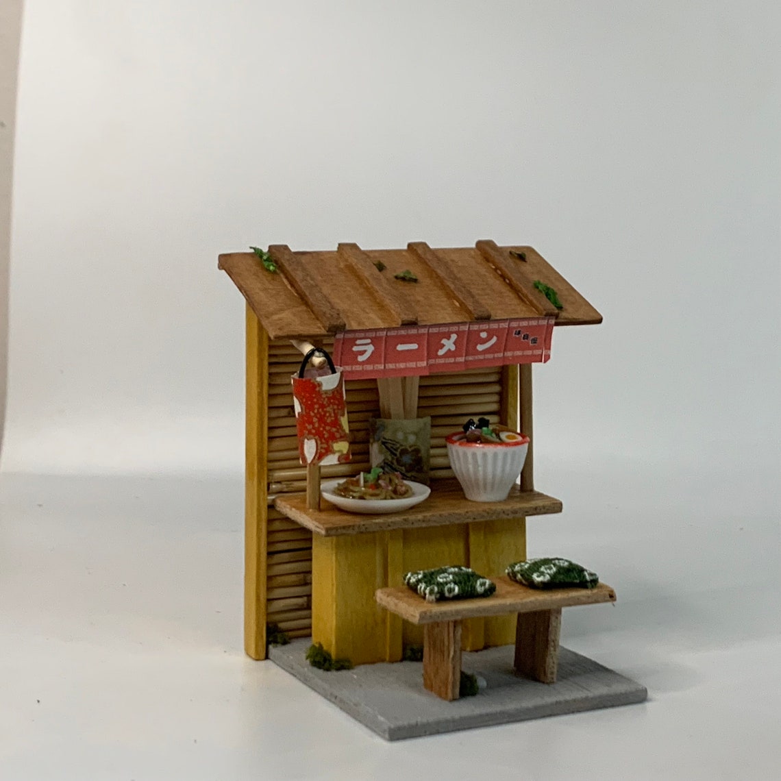 Ramen Stand Miniature Diorama Yatai Char Sui Ramen Yaki Soba - Etsy