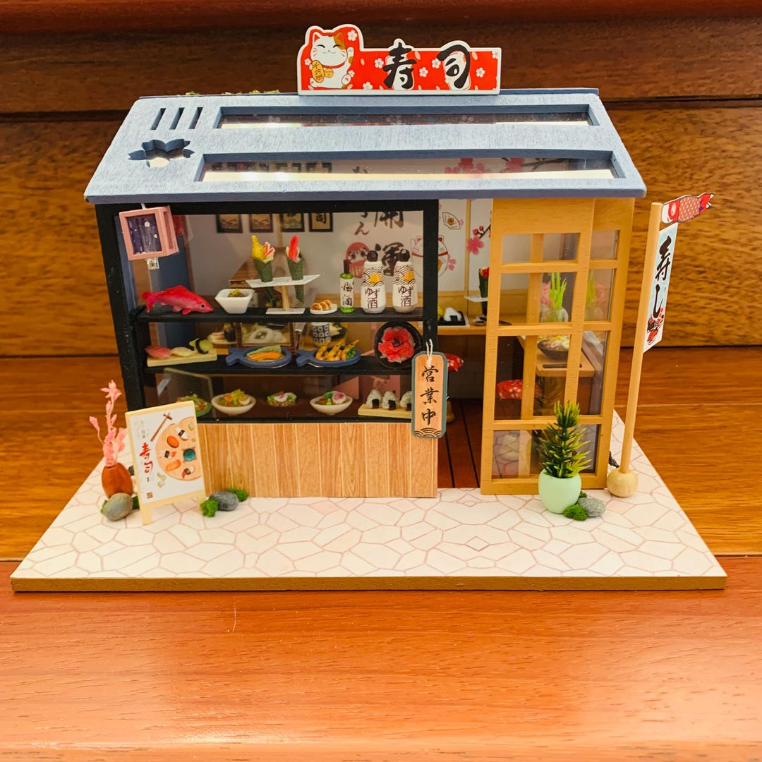 Miniature Izakaya Japanese Restaurant Sushi Ramen Yakisoba Gyoza Daikon ...