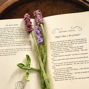 Lavender Bookmark, Crochet Bookmark, Lavender Crochet Bookmark - Etsy