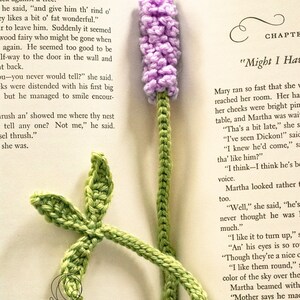 Lavender Bookmark, Crochet Bookmark, Lavender Crochet Bookmark - Etsy