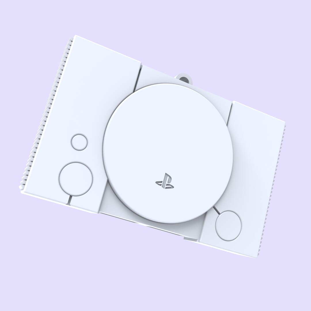 3D Printable Keychain, Playstation 1 Keychain - Etsy