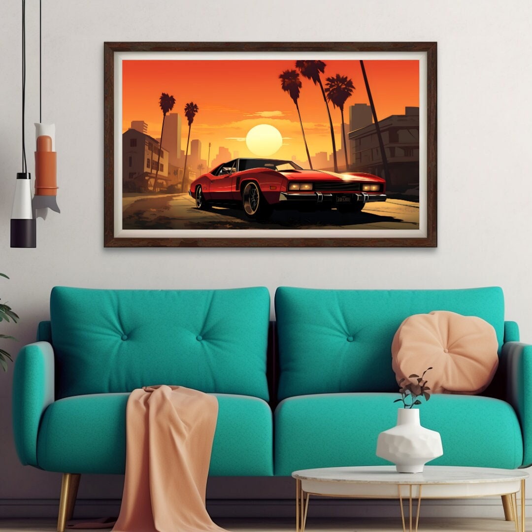 GTA San Andreas Poster - High-quality Gaming Wall Art Posters by ...