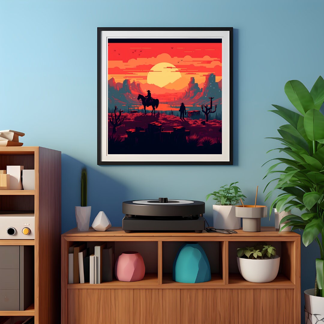 Red Dead Redemption Poster - High-quality Gaming Wall Art Posters by ...