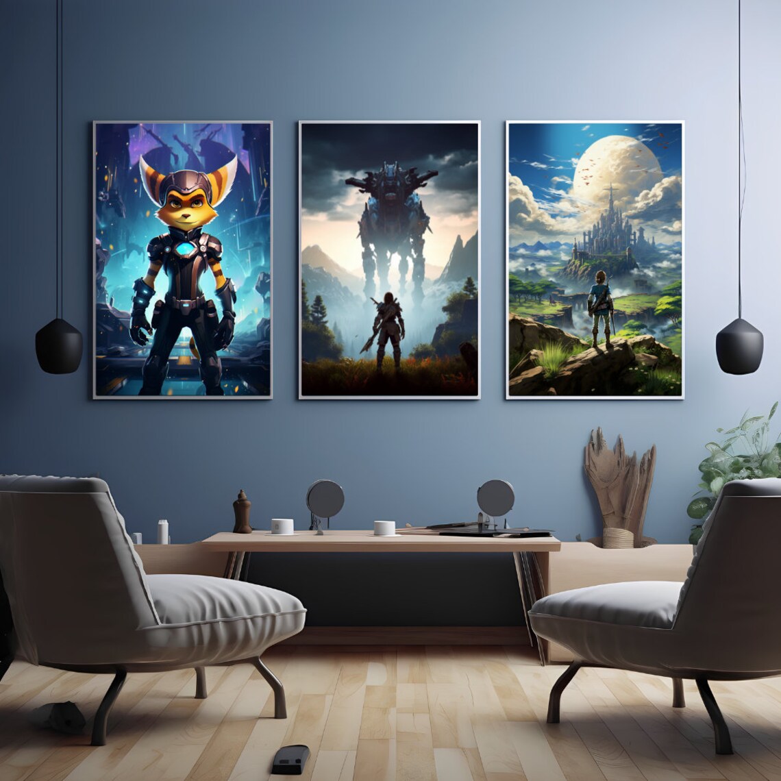 Horizon Zero Dawn Poster, HZD Illustration, Game Wall Decor, Fan Art ...