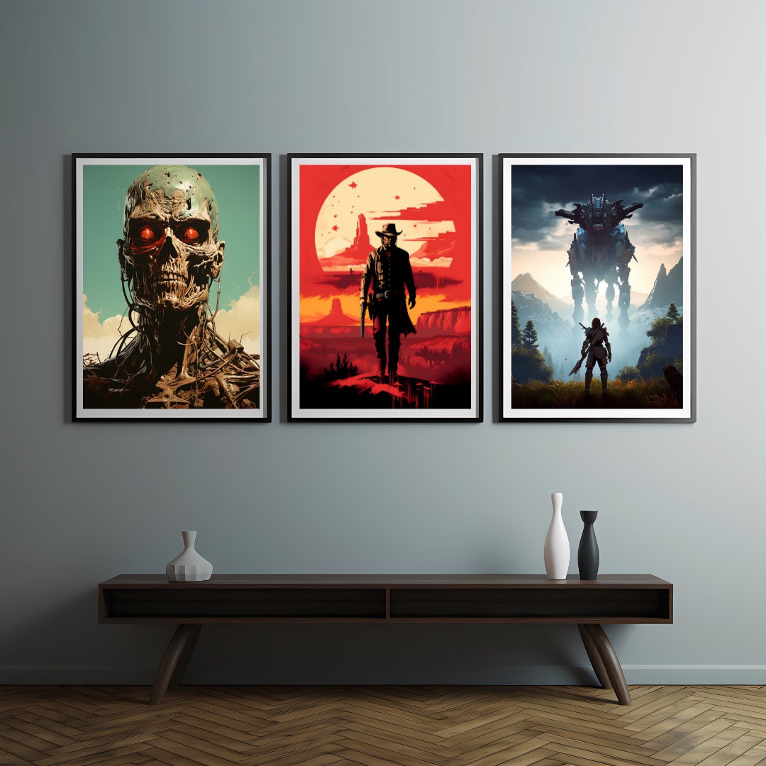 Red Dead Redemption Poster High-quality Gaming Wall Art Posters by ...
