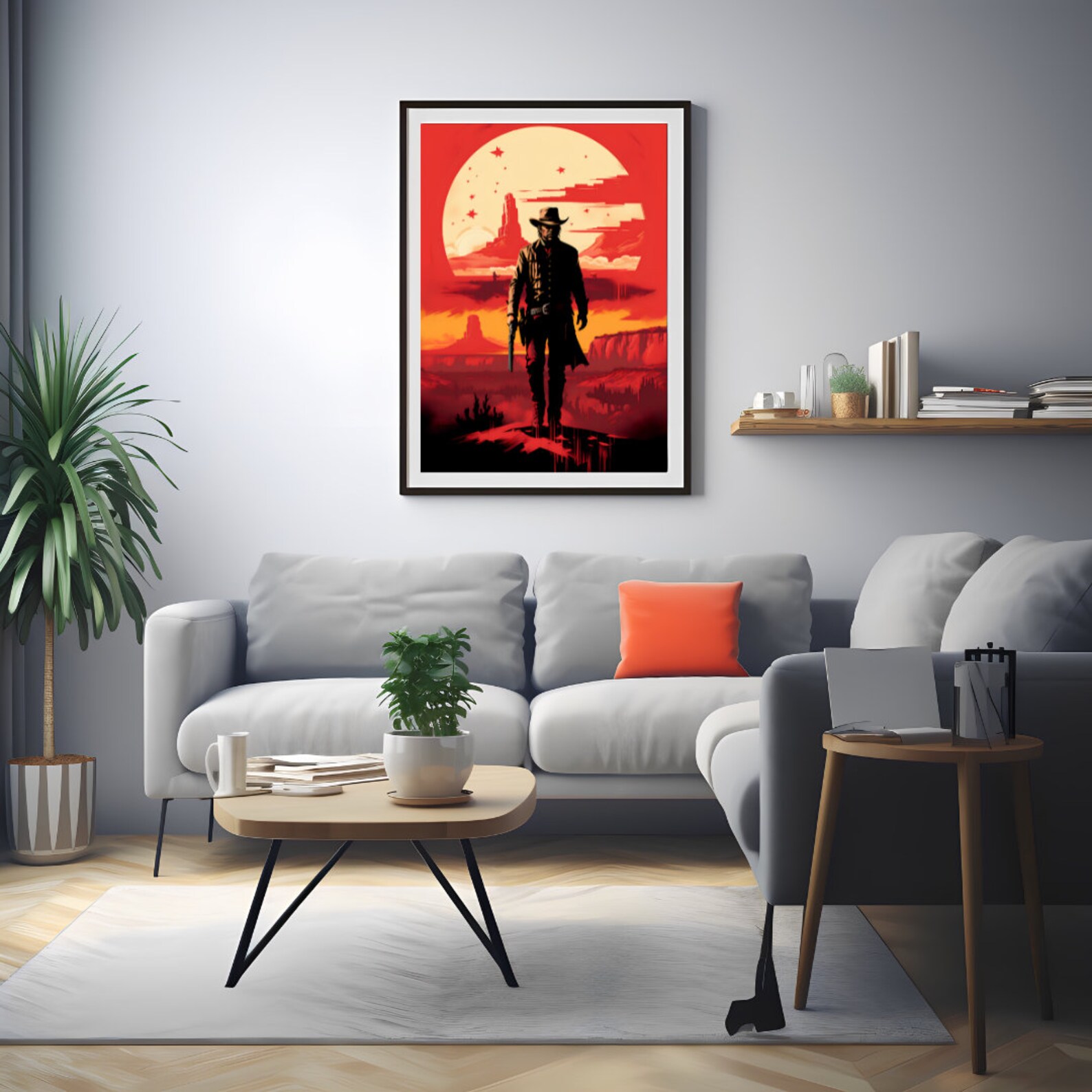 Red Dead Redemption Poster High-quality Gaming Wall Art Posters by ...