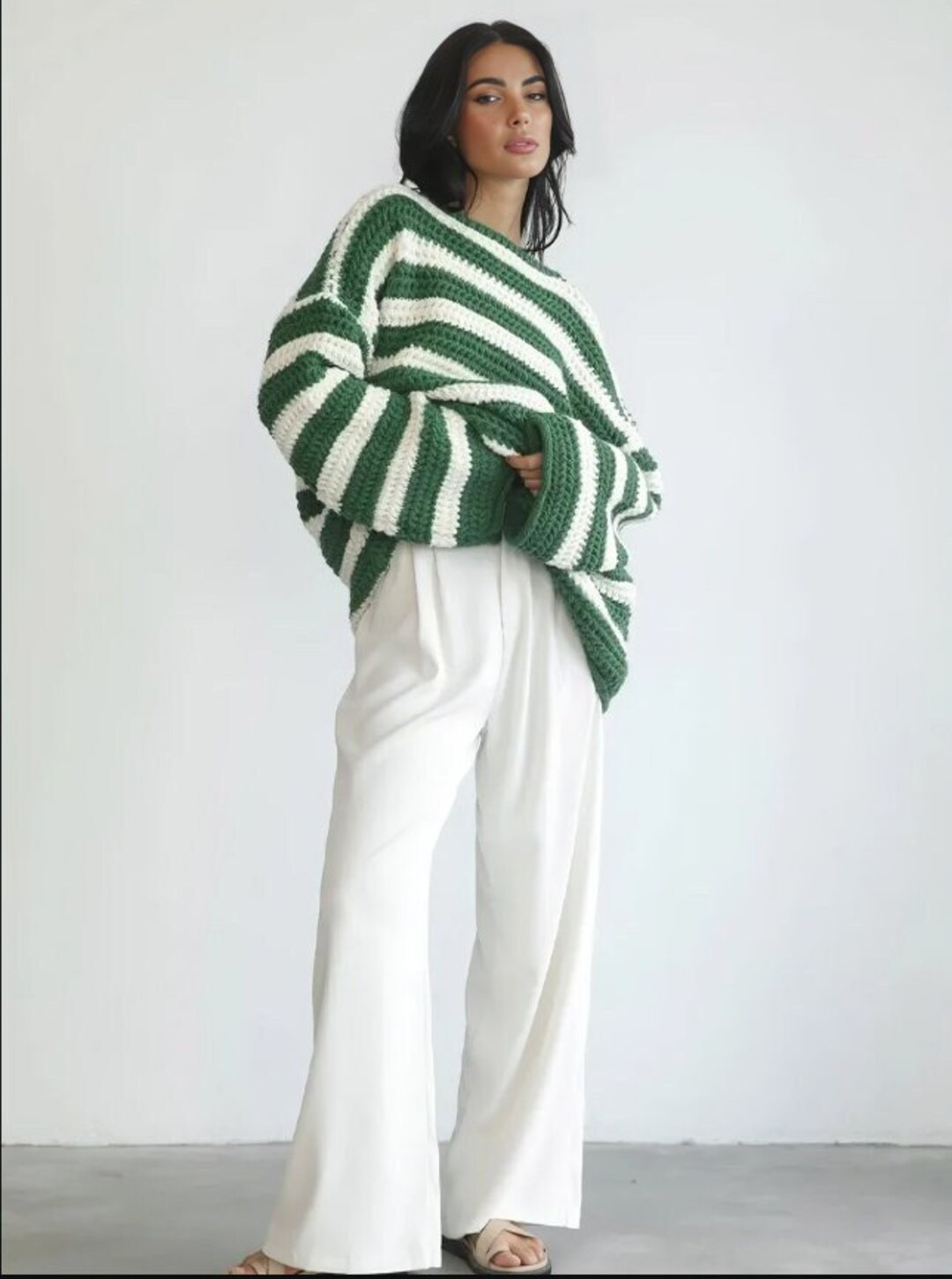 Sweaters for Her Pullovers and Knitted Tops Striped Shirts and Oversize ...
