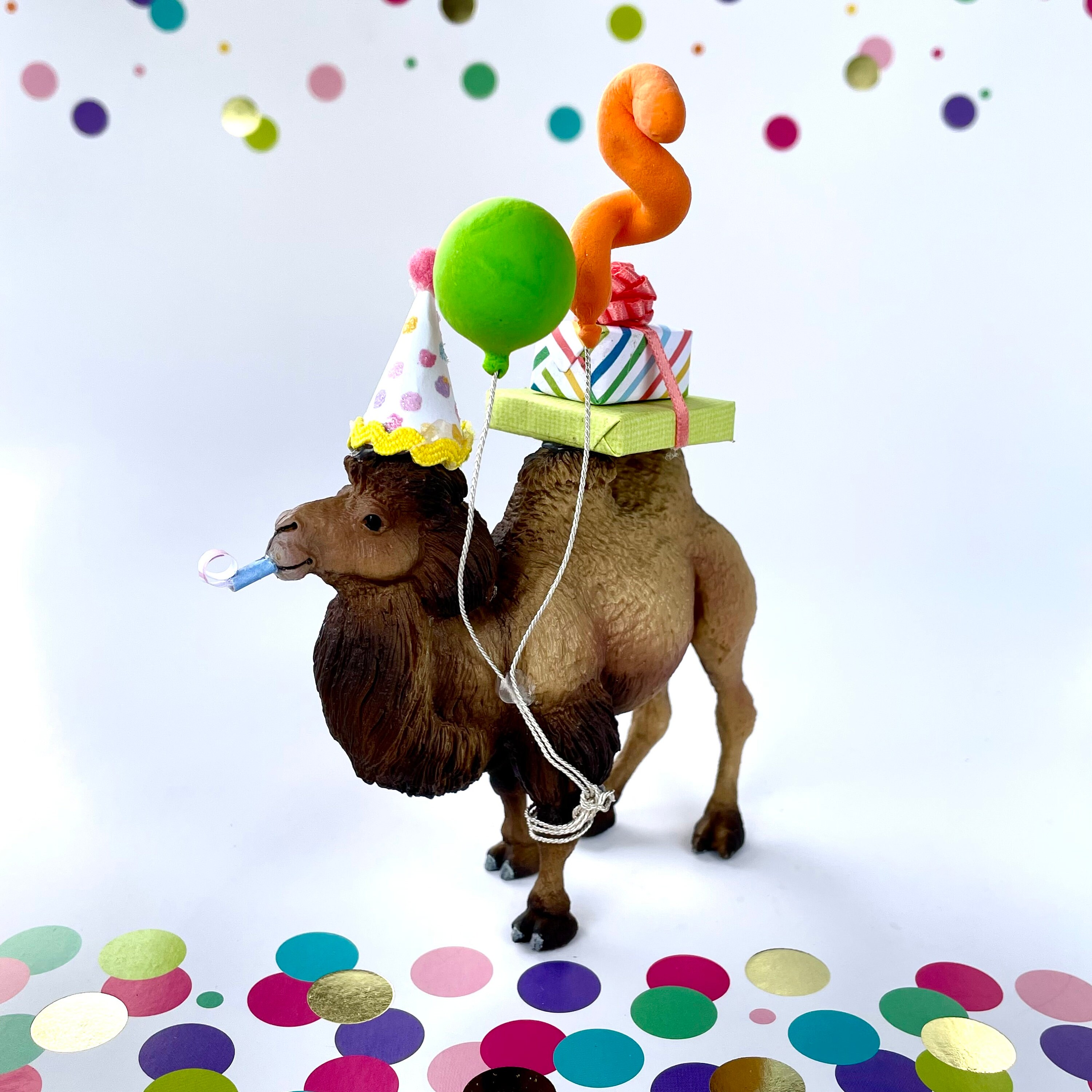 Camel Cake Topper/ Birthday Camel/ Camel Party Animal/ Party Animal ...