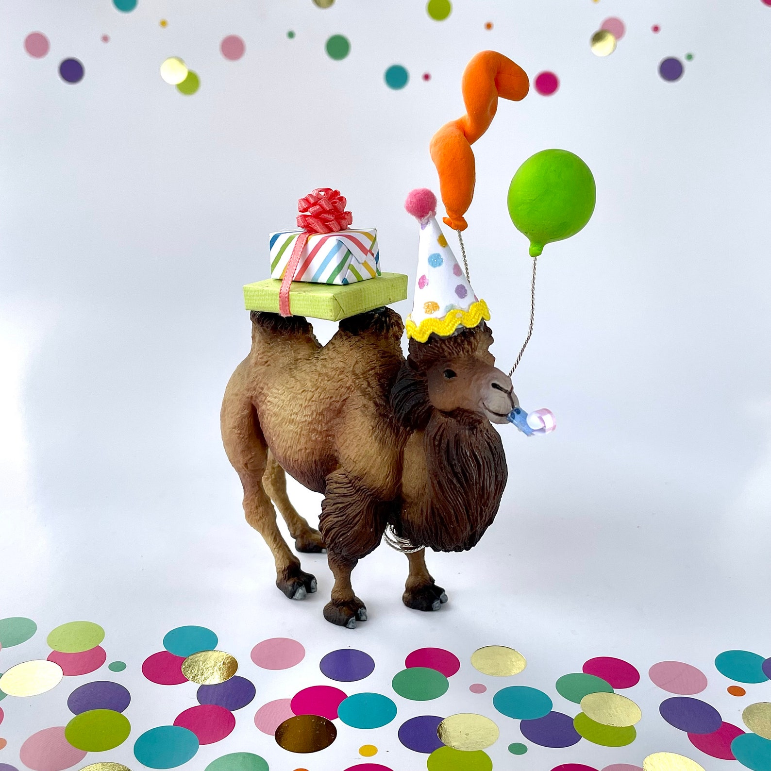 Camel Cake Topper/ Birthday Camel/ Camel Party Animal/ Party Animal ...