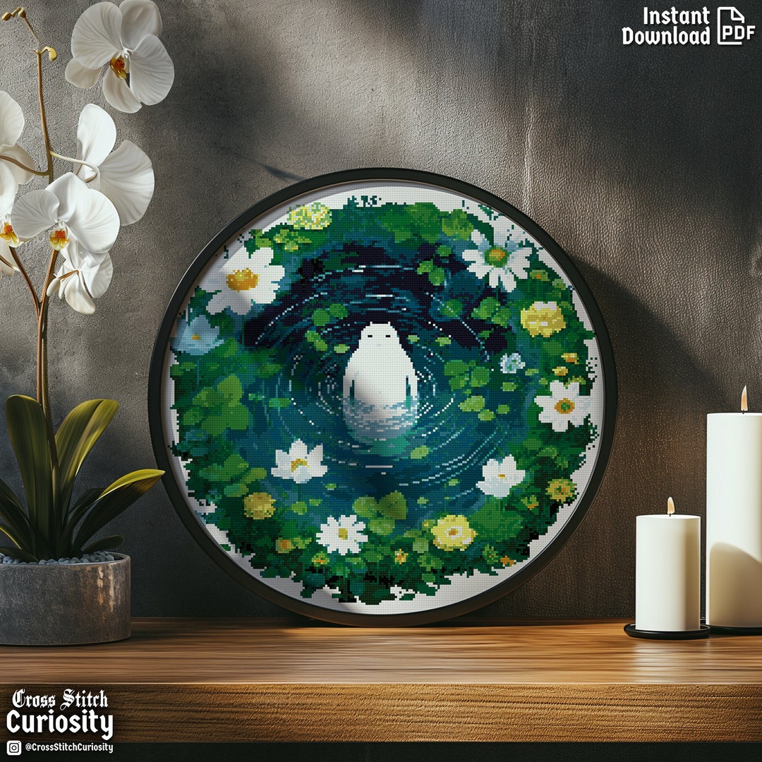 Japanese Cross Stitch Pattern Pdf "echoes of Solitude" Manga Anime ...