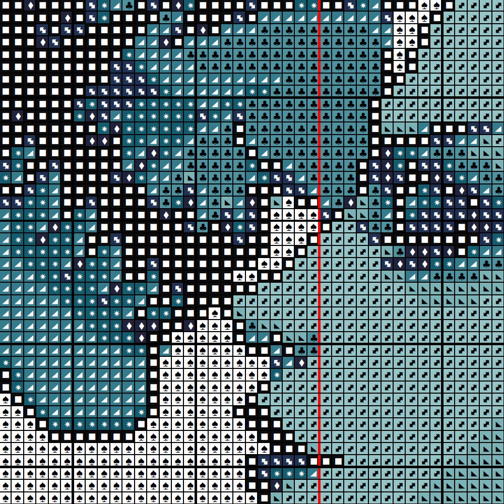 Gothic Cross Stitch PDF Pattern cursed Love Counted Cross Stitch Chart ...