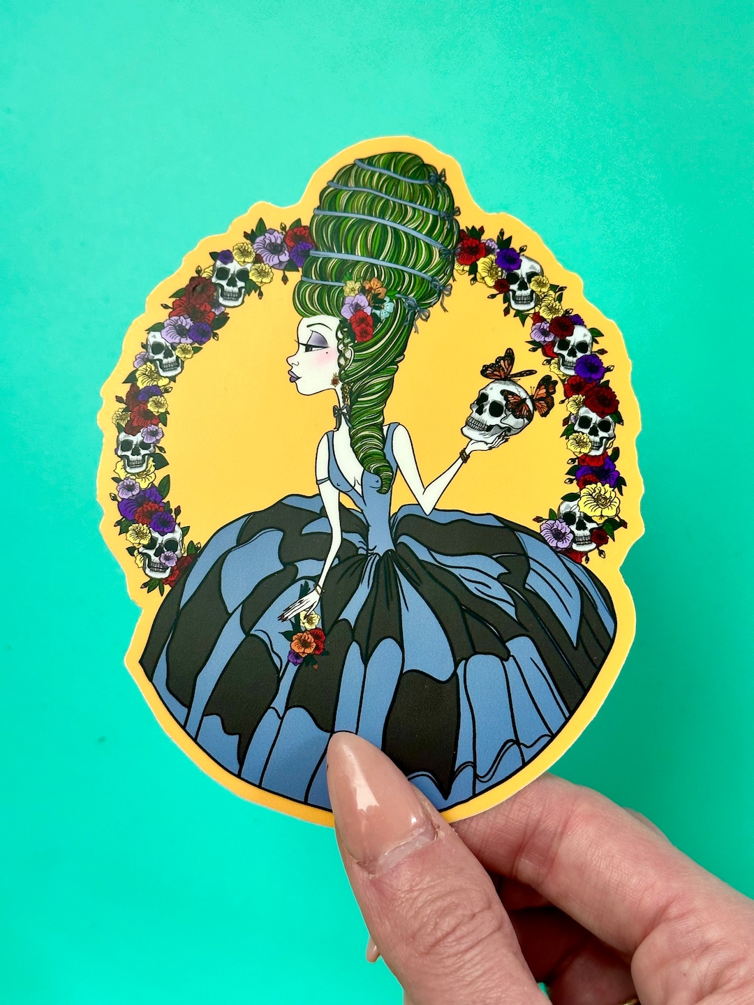 Life is for the Living | Rococo Style Dress and Hair Sticker | Marie ...