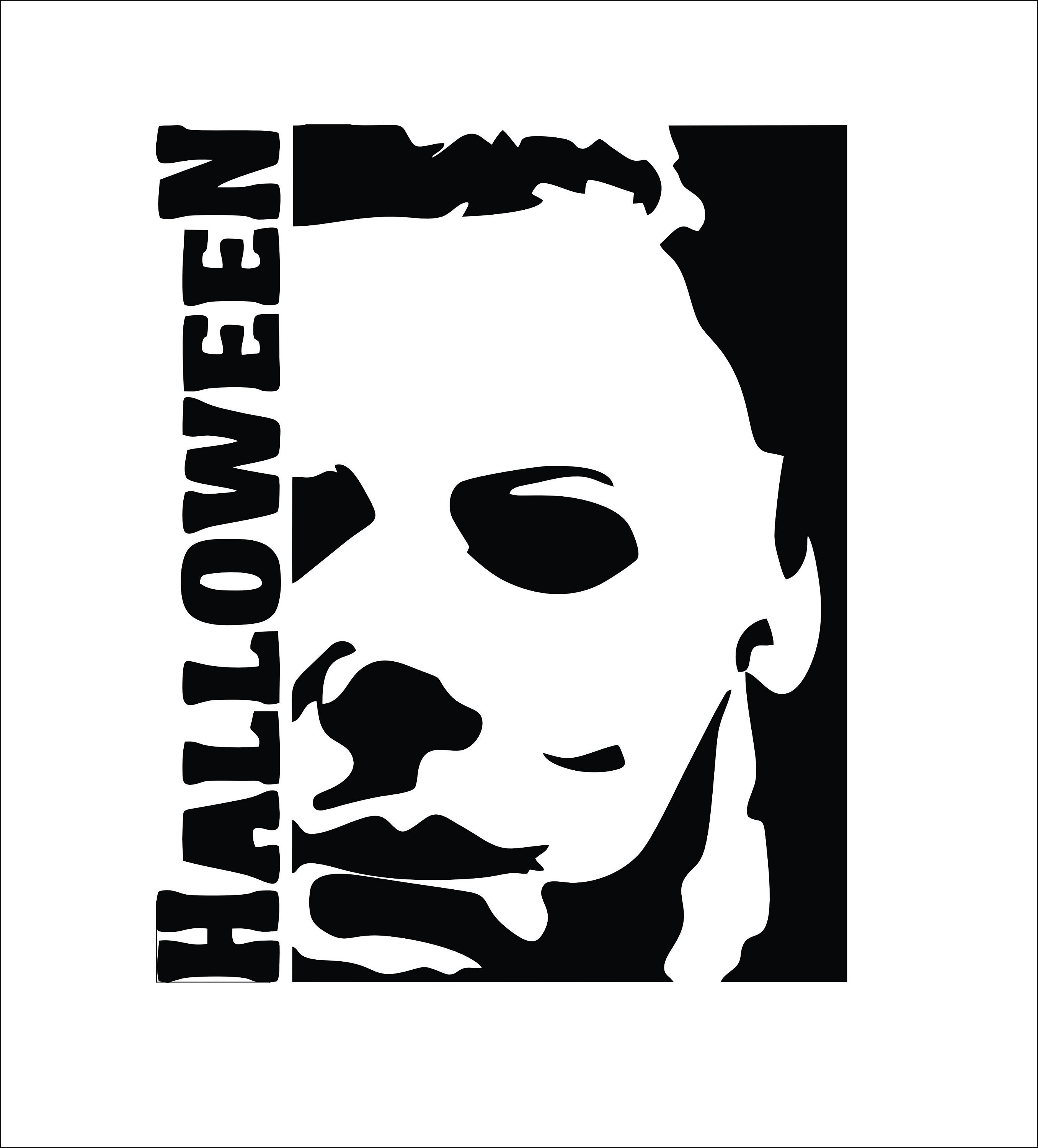 Halloween Michael Myers SVG Horror Movie Classic SVG Clip Art Files ...