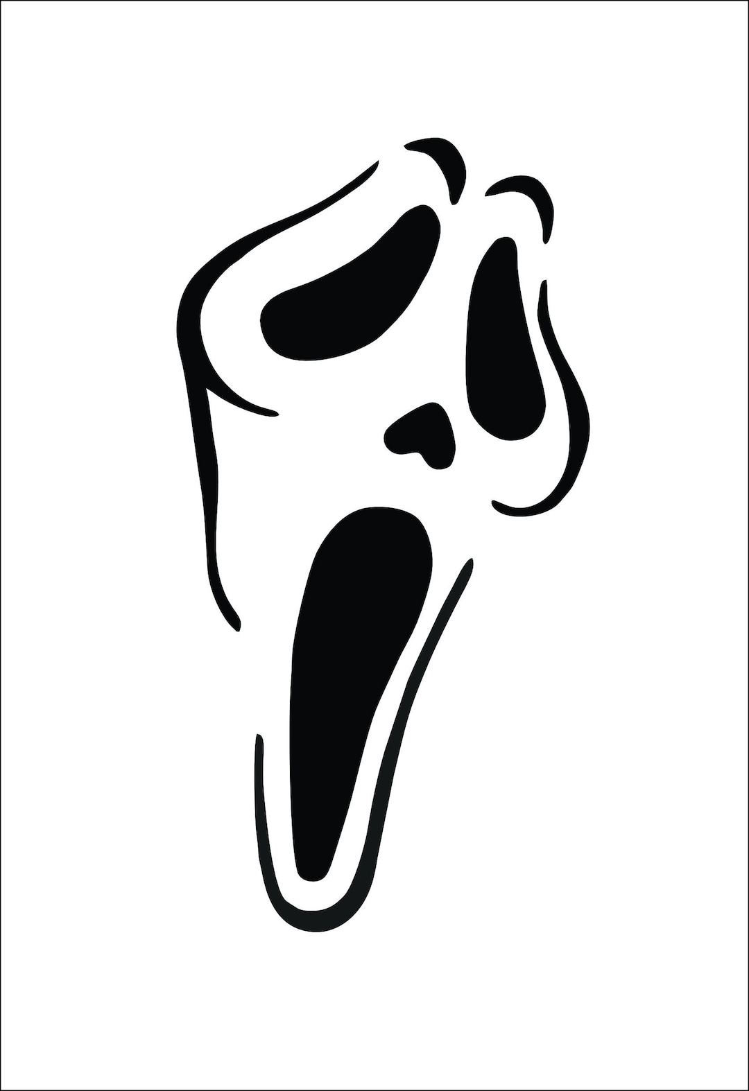 Scream SVG Horror Movie Classic SVG Clip Art Files Cricut Silhouette ...
